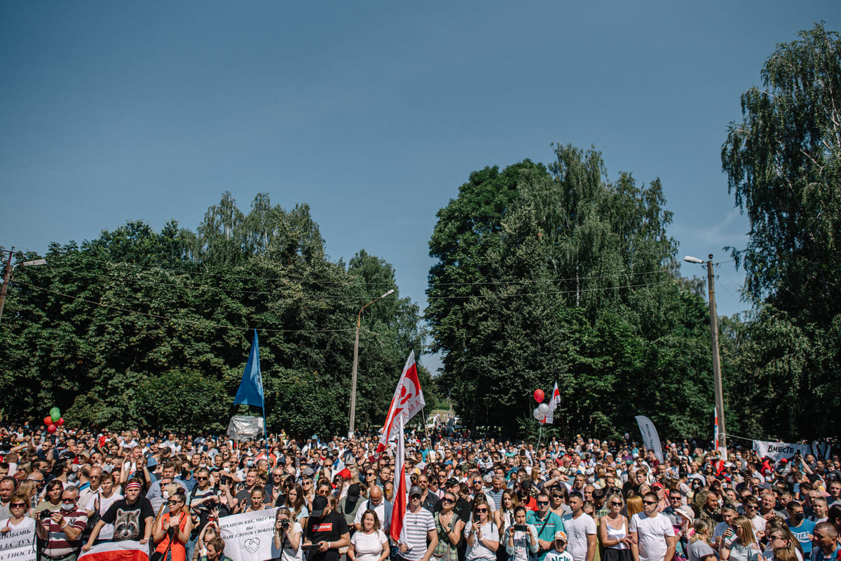 Rallies in Zhlobin, Rechyca and Homiel: “I want my country to become a ...